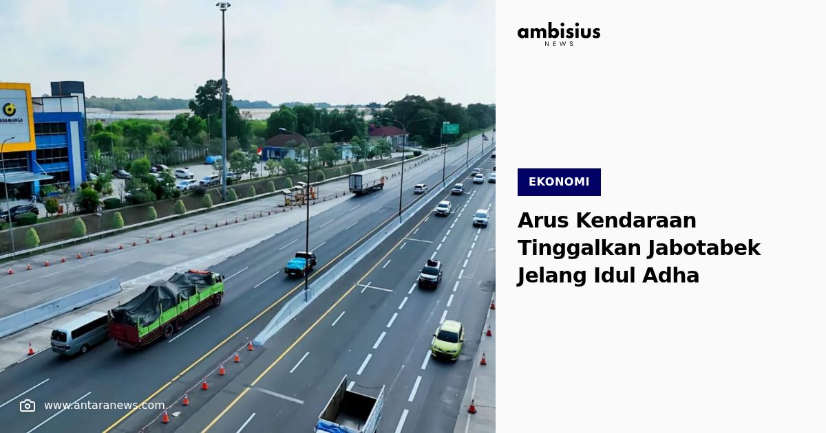 Arus Kendaraan Tinggalkan Jabotabek Jelang Idul Adha
