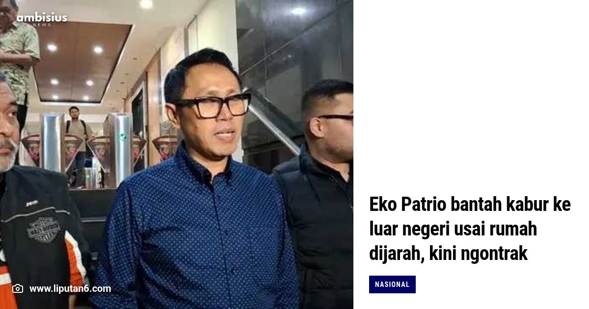 Eko Patrio bantah kabur ke luar negeri usai rumah dijarah, kini ngontrak
