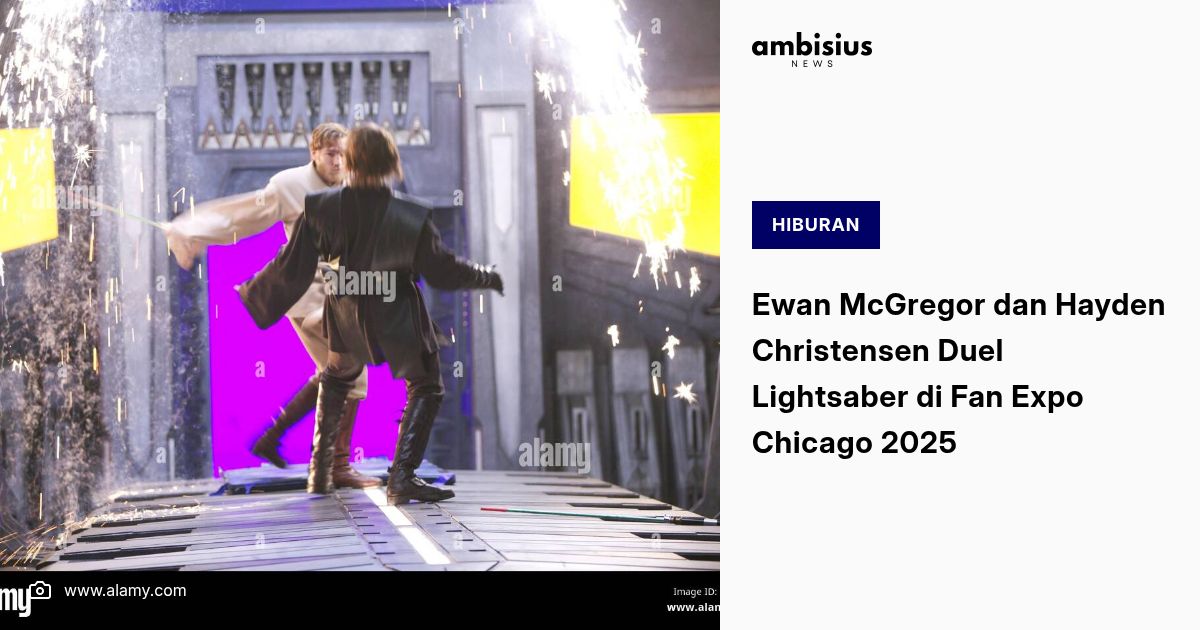 Ewan McGregor dan Hayden Christensen Duel Lightsaber di Fan Expo ...