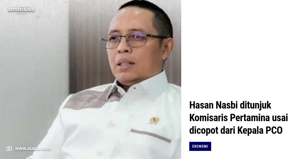 Hasan Nasbi ditunjuk Komisaris Pertamina usai dicopot dari Kepala PCO