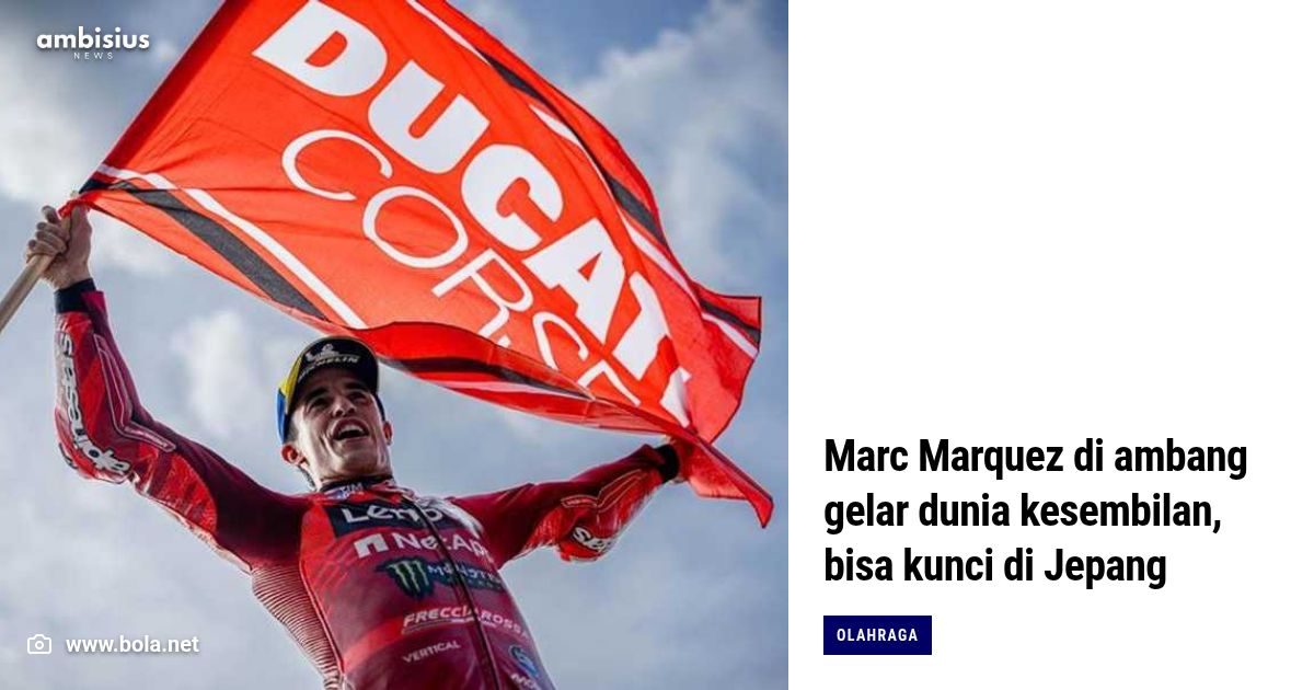 Marc Marquez di ambang gelar dunia kesembilan, bisa kunci di Jepang