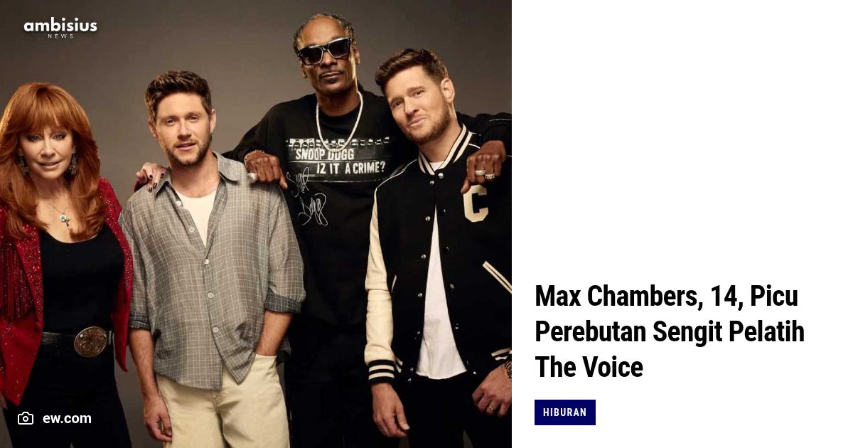 Max Chambers, 14, Picu Perebutan Sengit Pelatih The Voice