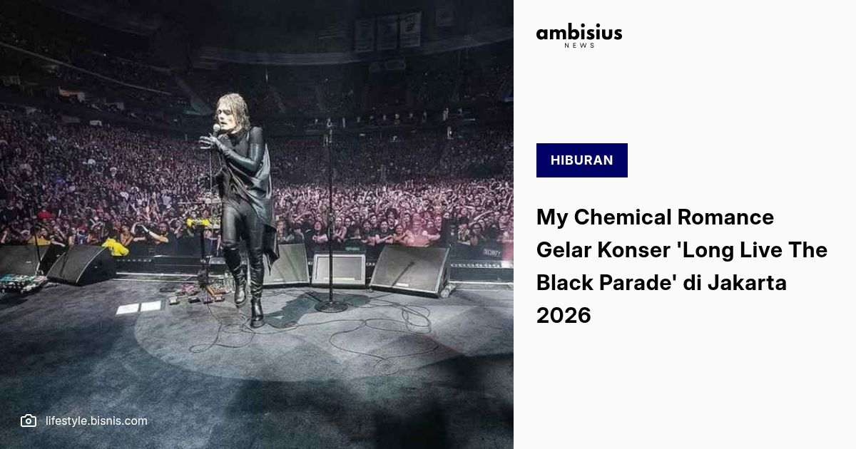 My Chemical Romance Gelar Konser 'Long Live The Black Parade' di ...