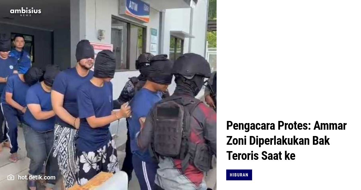 Pengacara Protes: Ammar Zoni Diperlakukan Bak Teroris Saat ke Nusakambangan