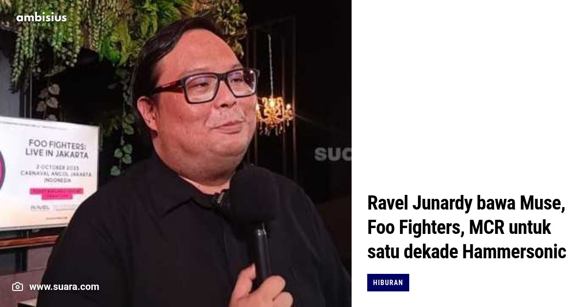 Ravel Junardy bawa Muse, Foo Fighters, MCR untuk satu dekade Hammersonic