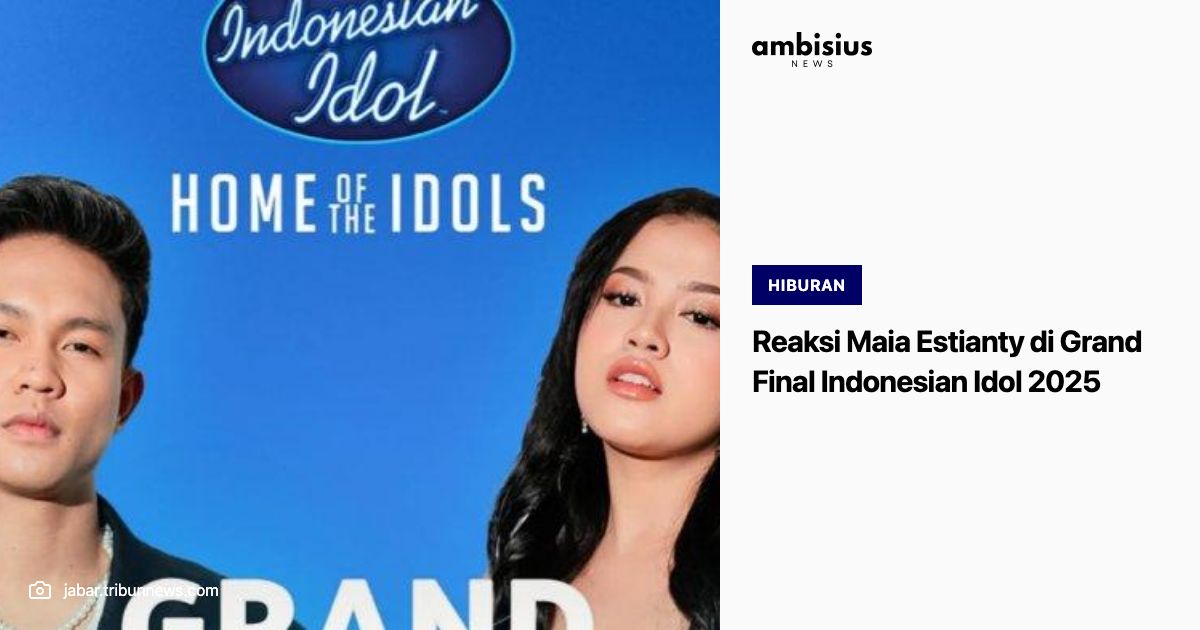 Reaksi Maia Estianty di Grand Final Indonesian Idol 2025