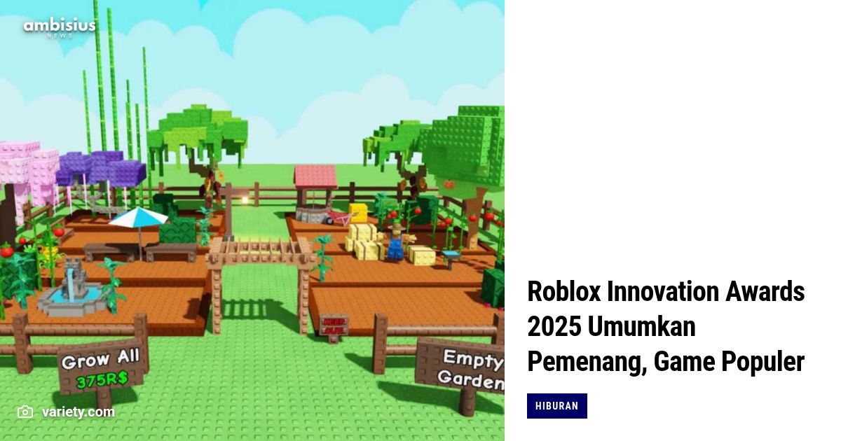 Roblox Innovation Awards 2025 Umumkan Pemenang, Game Populer Dominasi