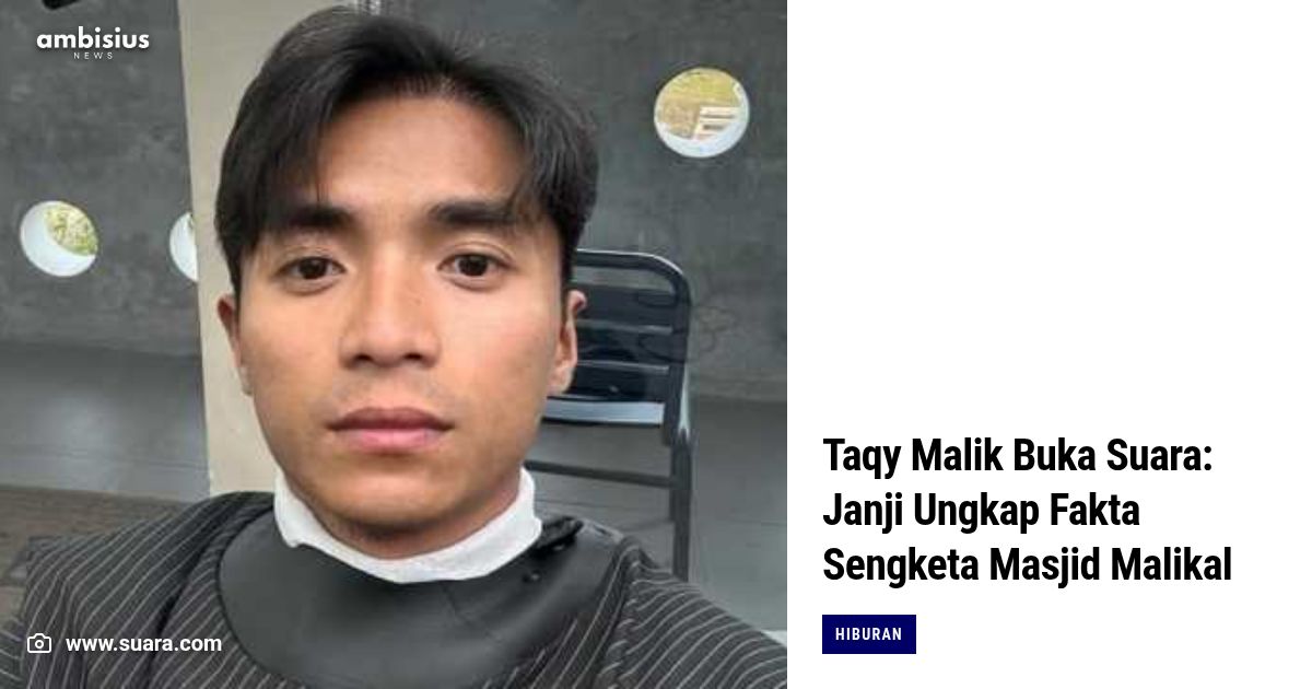 Taqy Malik Buka Suara: Janji Ungkap Fakta Sengketa Masjid Malikal Mulki