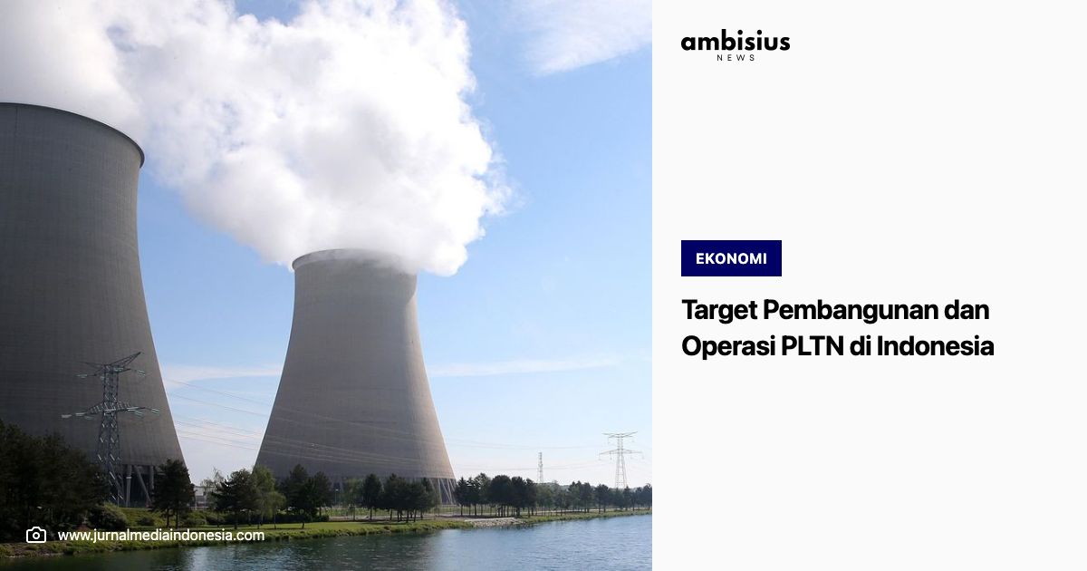 Target Pembangunan dan Operasi PLTN di Indonesia