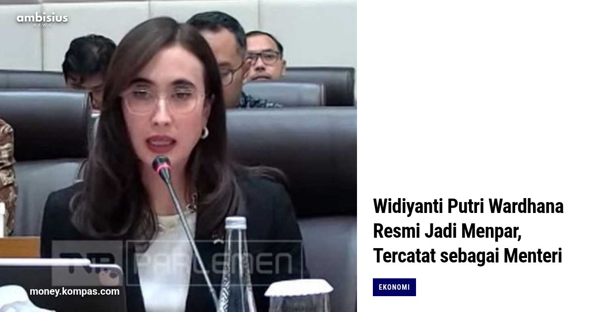 Widiyanti Putri Wardhana Resmi Jadi Menpar, Tercatat sebagai Menteri Terkaya