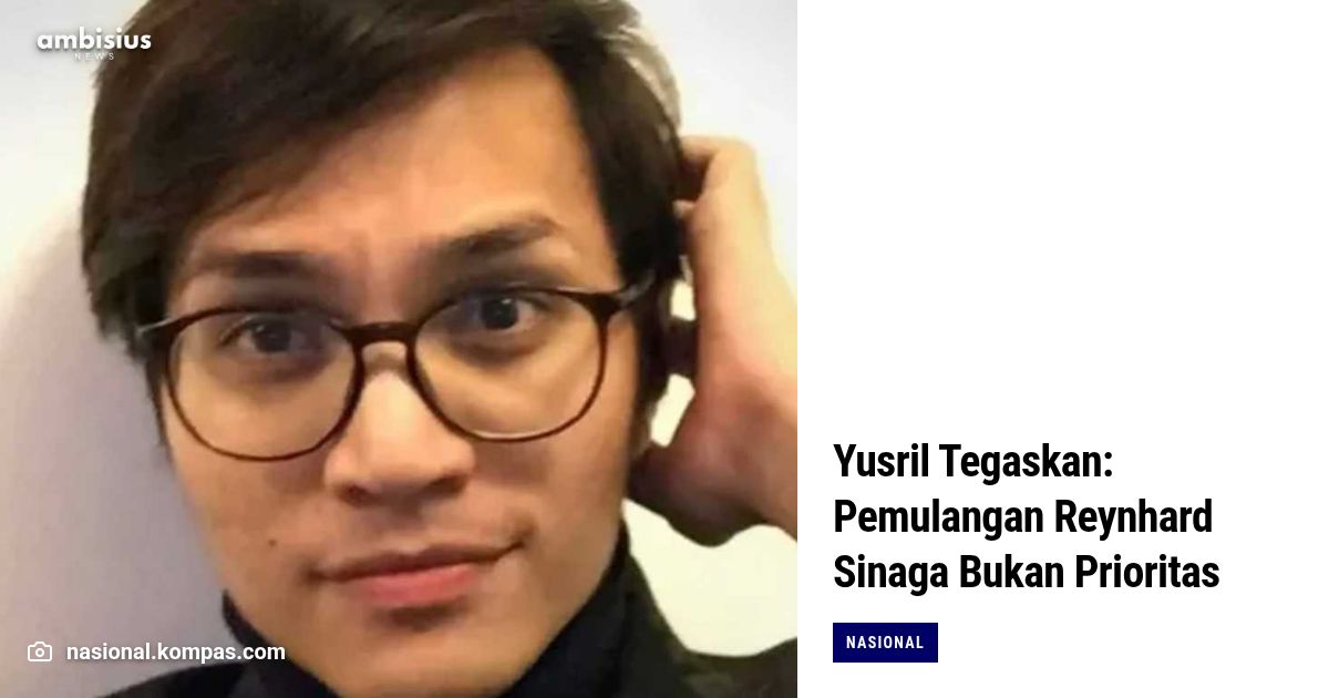 Yusril Tegaskan: Pemulangan Reynhard Sinaga Bukan Prioritas Pemerintah
